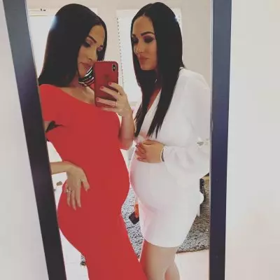 Nikki en Brie BElla se oulikste swangerskap-oomblikke