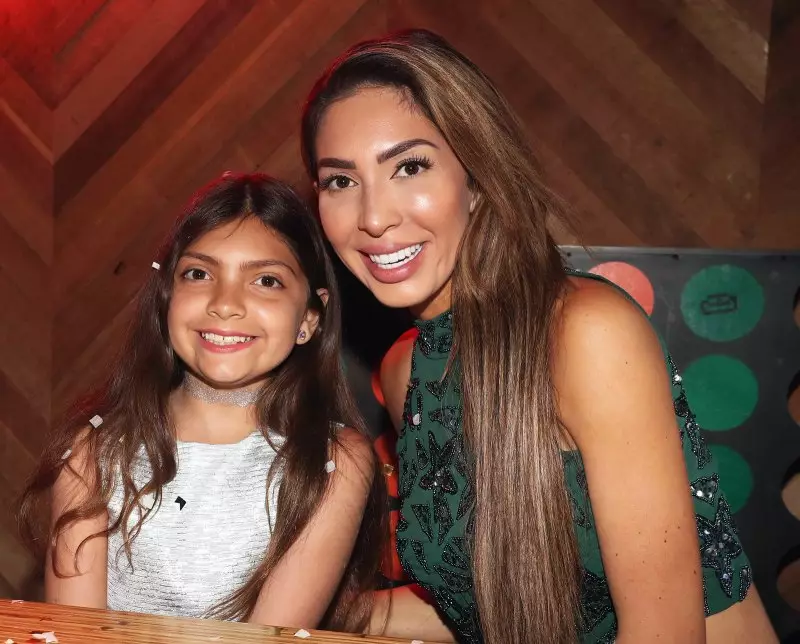 Farrah Abraham tivo unha avaría despois de que a filla Sophia esquecera o duro que traballaba