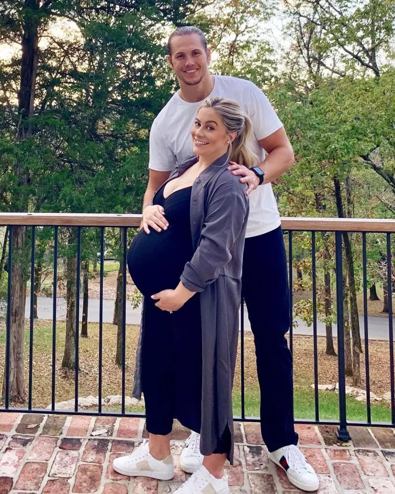 Andrew East Cradles Shawn Johnson's Baby Bump