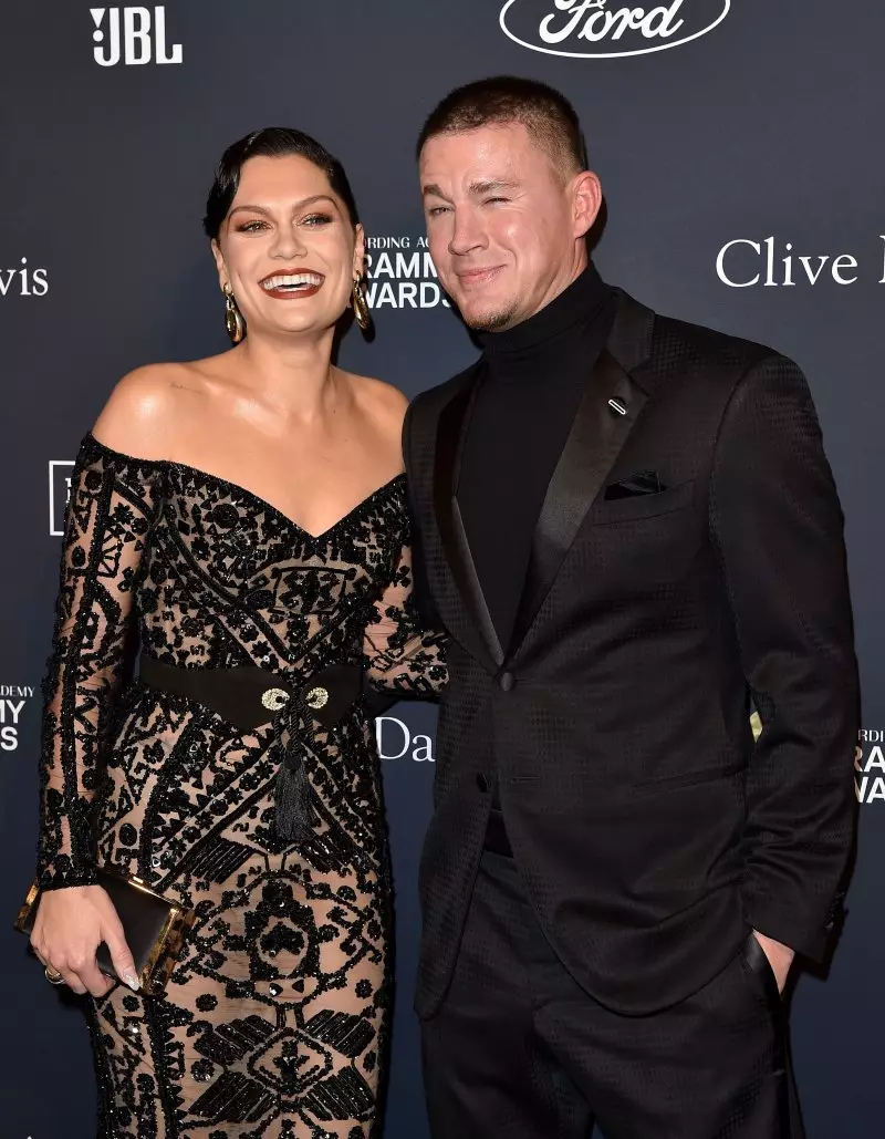 Channing Tatum en Jessie J maken tweede rode loper-optreden in twee dagen op Pre-Grammys Gala