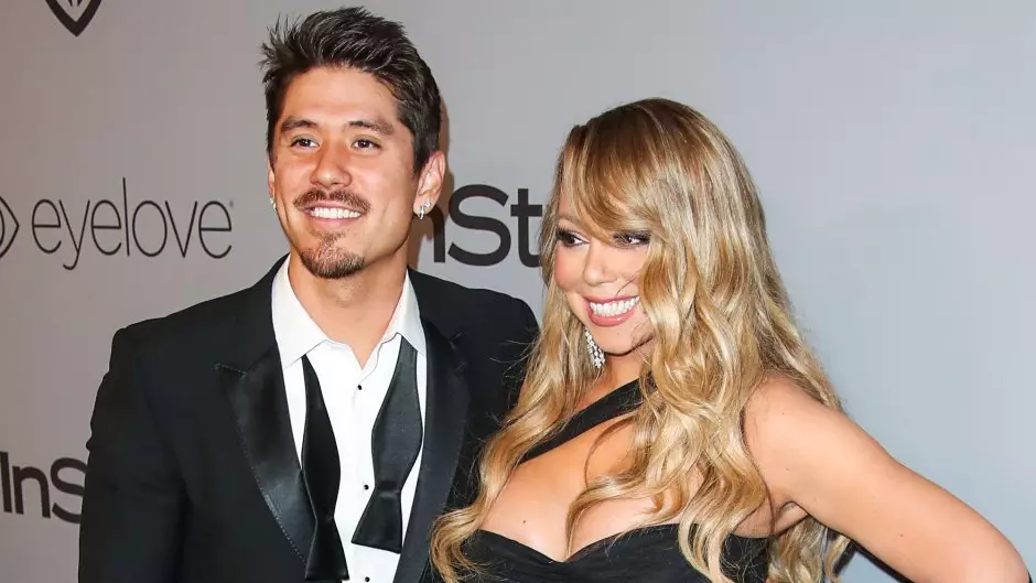 Mariah Carey a Frënd Brian Tanaka feieren Vältesdag fréi mat Schampes a Schockela