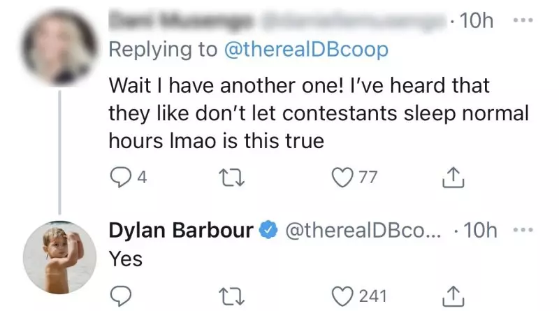 Bachelor Nation Alum Dylan Barbour Shades gyártása a Tell-All Rantban