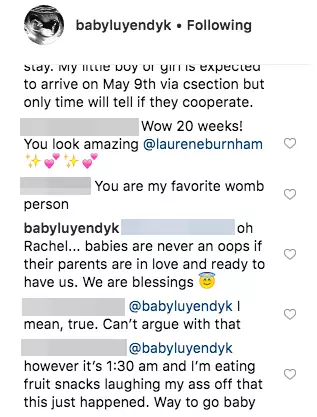 L'Arie Luyendyk Lauren Burnham aplaudiu al Troll que va dir que el seu nadó és un vaja