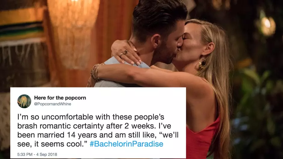 Sjove tweets bachelor i paradis