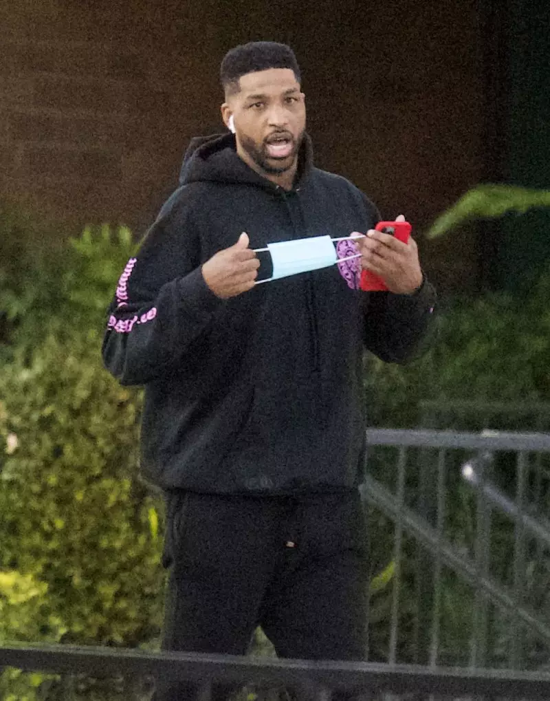 Tristan Thompson 1. fotos i L.A. Efter faderskabsresultater 4