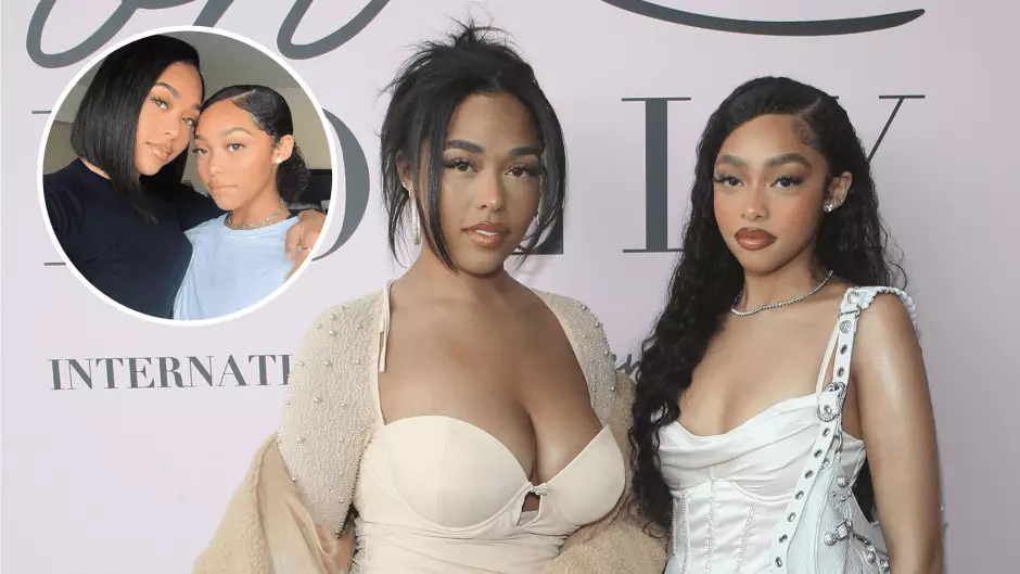 Jordyn Woods en suster Jodie is byna identiese foto's