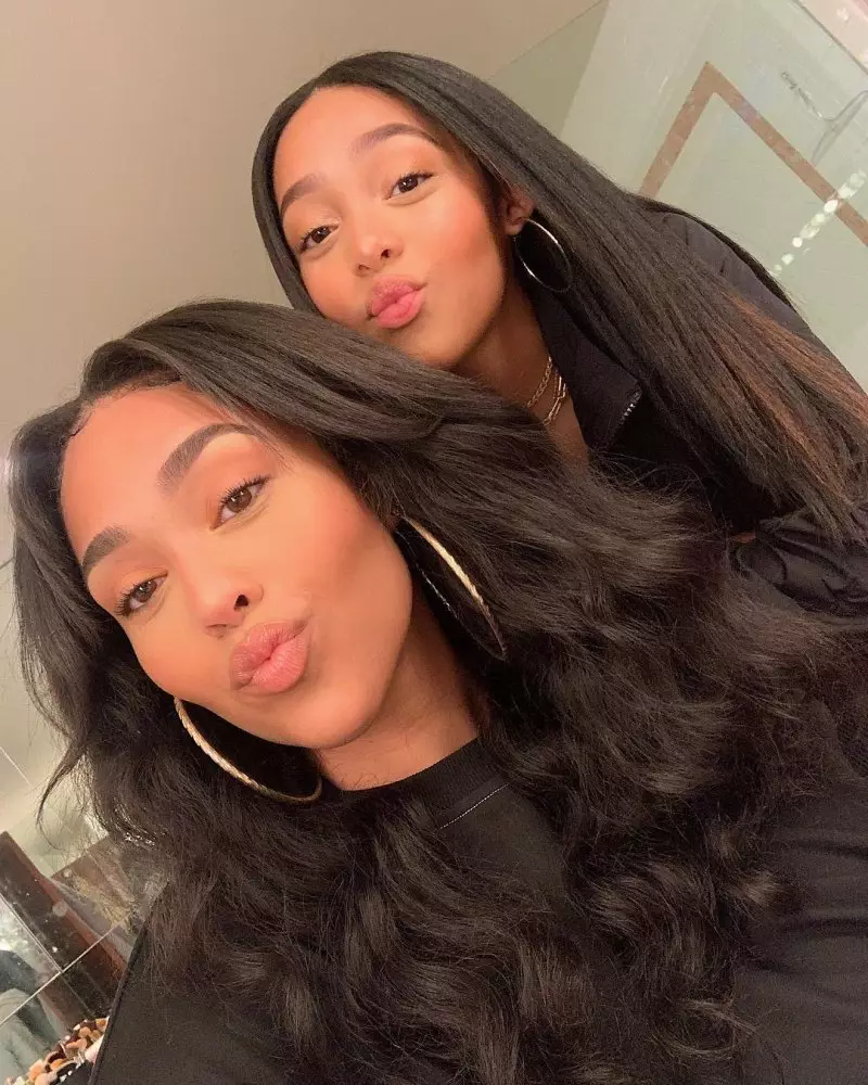 Jordyn Woods, Jodie Woods tweeling-oomblikke