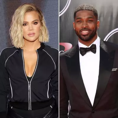 Khloe Kardashian yn pwyso ar Tristan, 'Mess' yn y llun Gwir yng nghanol