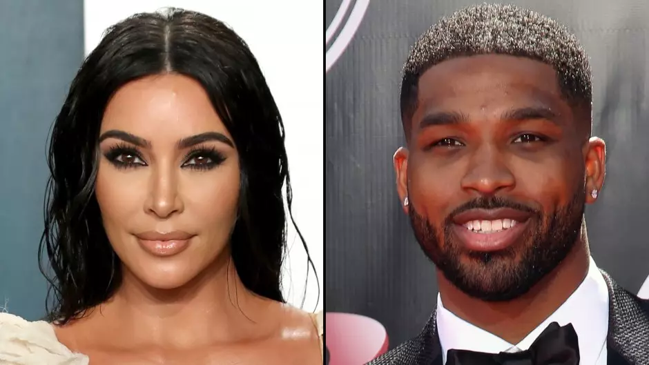 Kim Kardashian uron Tristan Thompson për t'u bërë një Boston Celtic: "Këtu vijmë!"