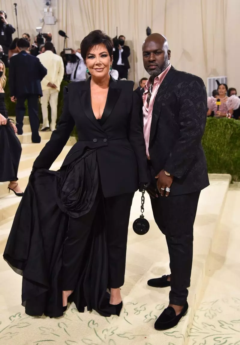 Kris Jenner Corey Gamble 2021 Met Gamble