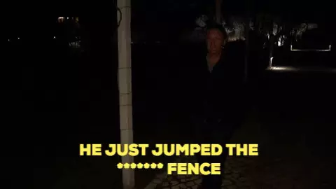 Colton Underwood Fence Jumping