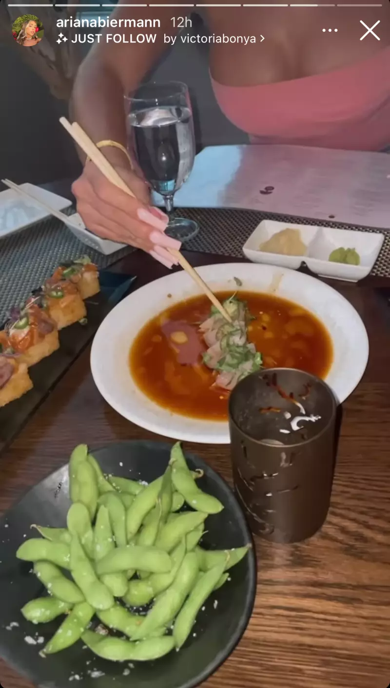 آریانا-بیرمن-غذا-شام-ژاپنی