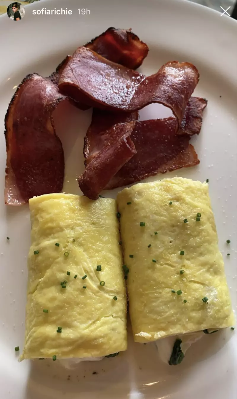 Sofia Richie Breakfast