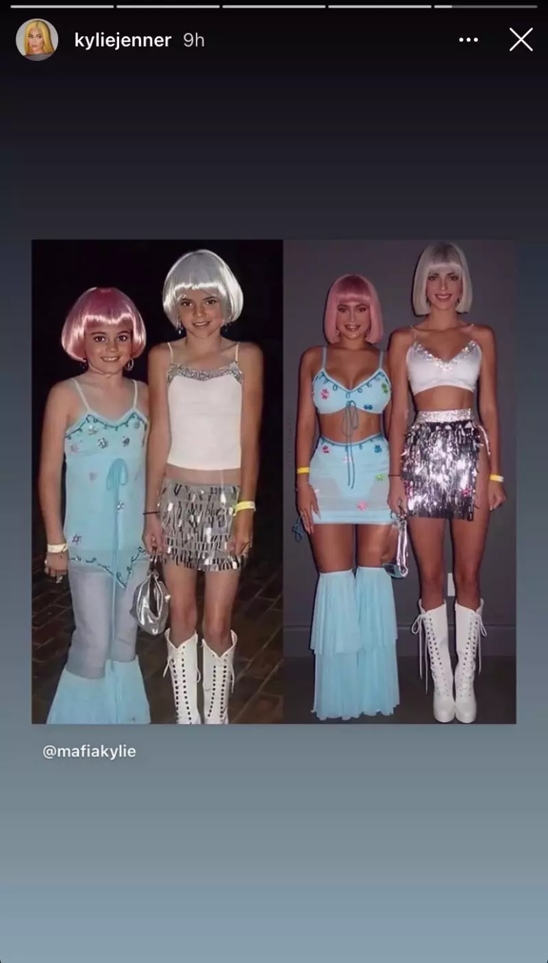 kylie-jenner-kendall-jenner-dress-as-themselves-young-for-halloween