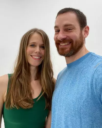 Daniel und Kelli Segar in einem Selfie