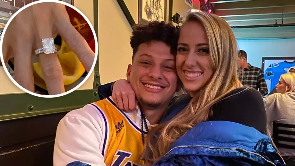 Ipinapanukala ni Patrick Mahomes na maging kasintahan si Brittany Matthews na may Engagement Ring na nagkakahalaga ng Hanggang 800k