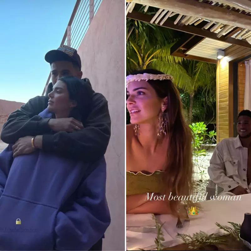 Devin Booker ønsker Kendall Jenner gratulerer med dagen