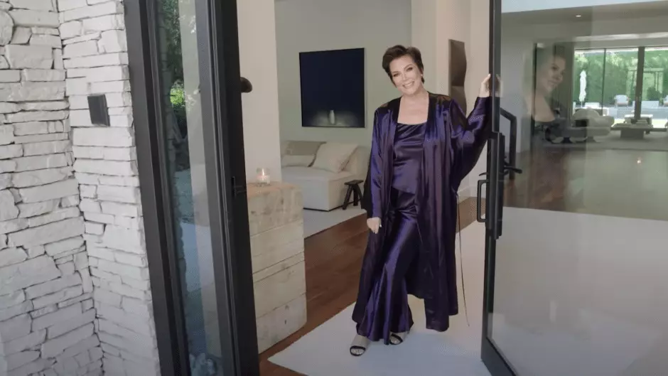 Visita á casa de Kris Jenner