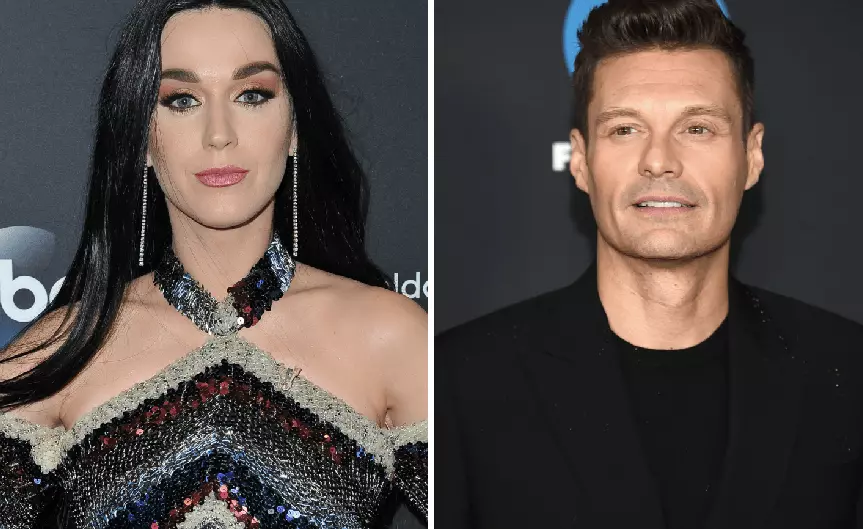 Ryan seacrest creepily hit sa katy perry video