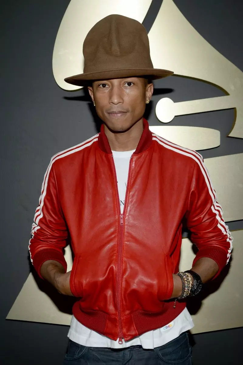 Pharrell Grammys 2014 hoed