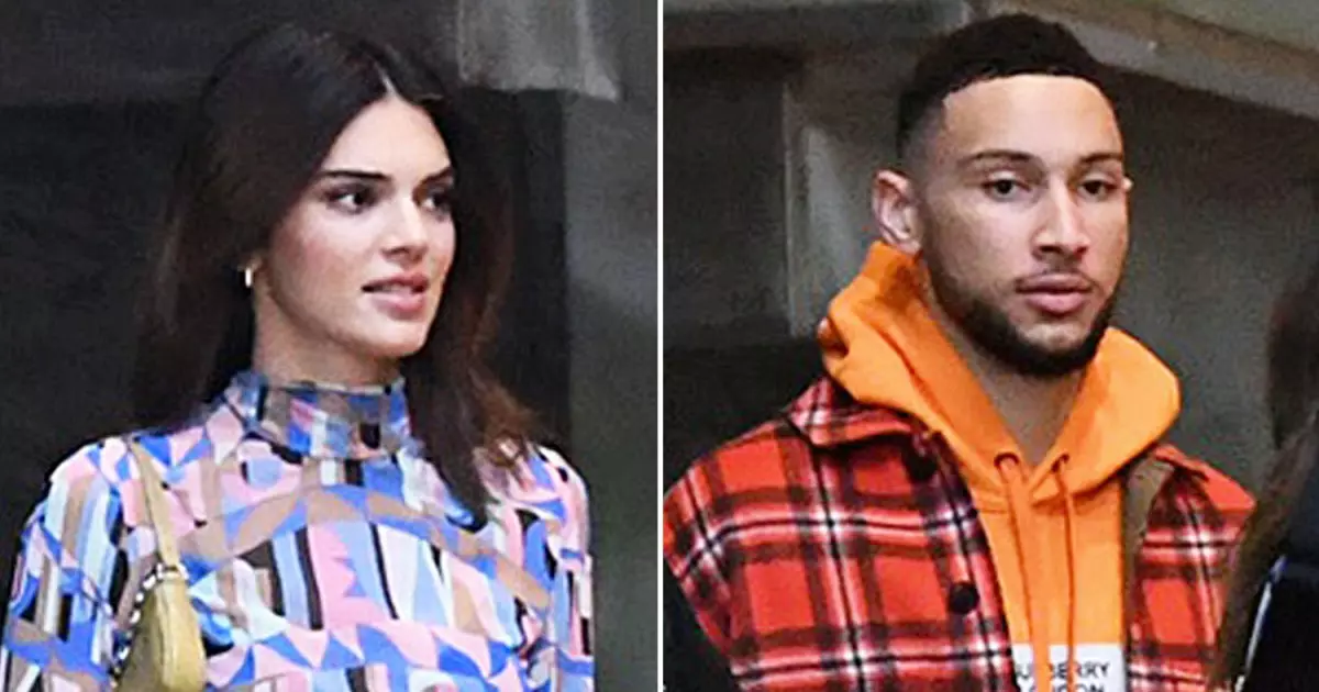 Kendall Jenner i Ben Simmons wspólnie opuszczają hotel przed Super Bowl