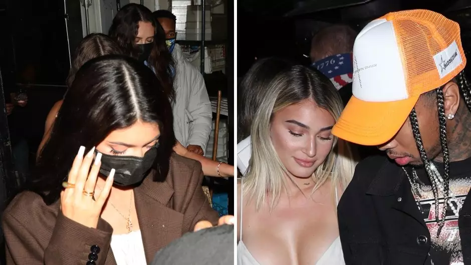 Kylie Jenner, Tyga və Sevgilisi Eyni L.A. Partiyasında iştirak edir