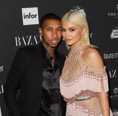 Tyga en Kylie Jenner - Harper's Bazaar vier ICONS-partytjie, New York Fashion Week