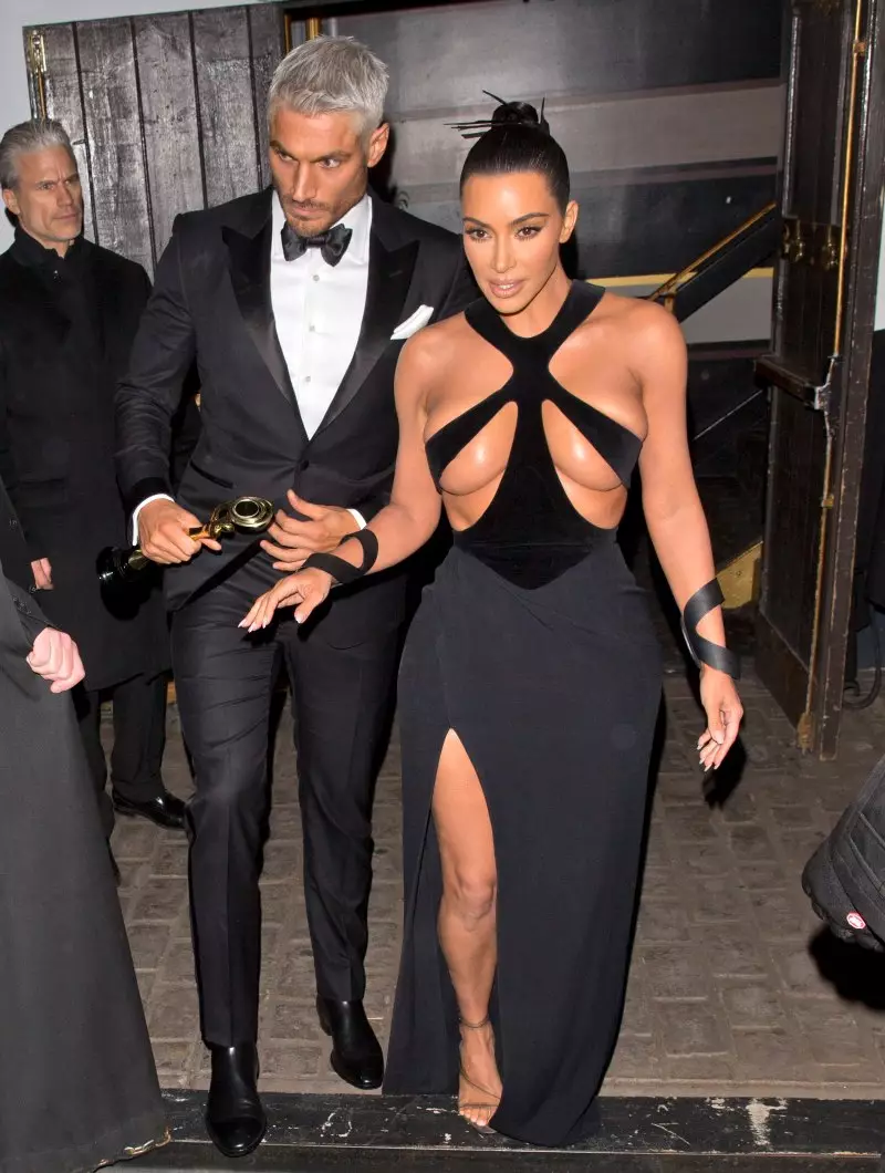 Kim Kardashian Cut Out Dress