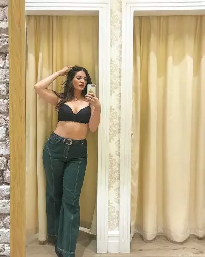 Ali Tate Cutler Victoria's Secret Plus Size Model Soutien-Gorge et Pantalon