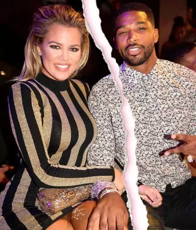 Khloe Kardashian Tristan Thompson skildi eftir sátt