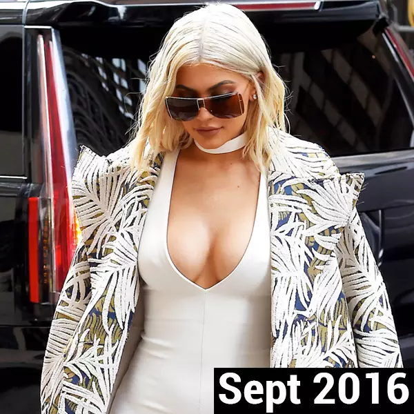 Kylie Jenner setembro 2016 peitos