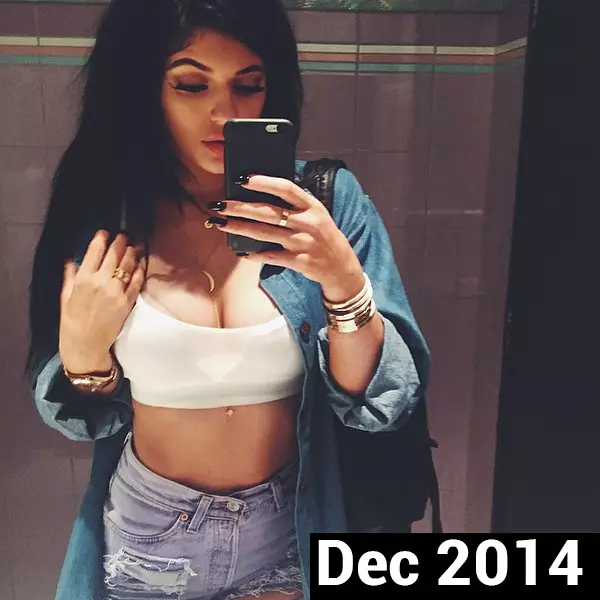 Kylie Jenner seios 14 de dezembro