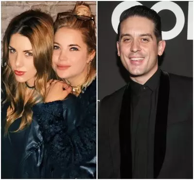 Ashley Benson обнимает сестру Shaylene G Eazy в черном смокинге