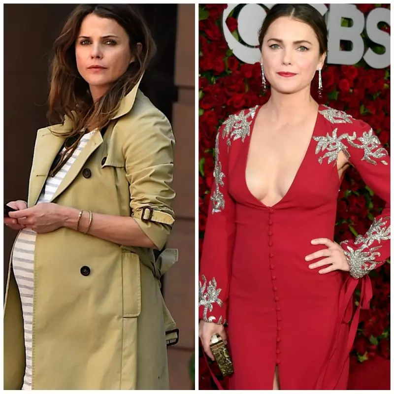 Keri Russell post haurtxoaren gorputza