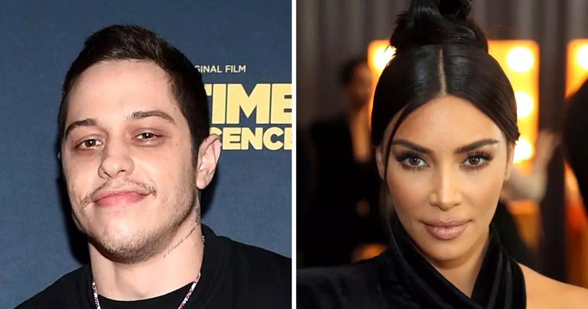 Pete Davidson pase anivèsè nesans ak Kim Kardashian nan pijama jimo