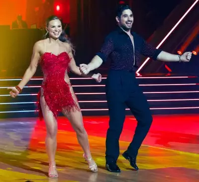 Ҳанна Браун хӯрокҳои химия DWTS шарик Алан Бернстен