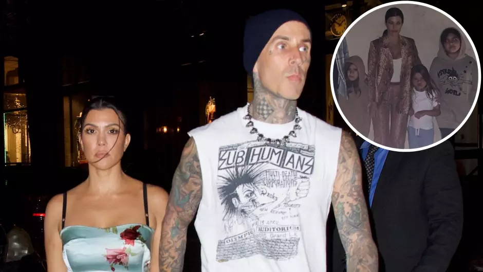 Tá Páistí Kourtney Kardashian 'Spáirt' faoi Rannpháirtíocht Travis Barker: 'Is breá leo é'