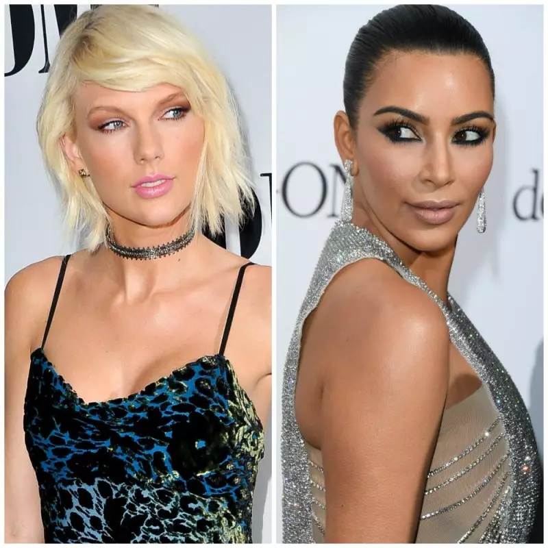 Kim kardashian taylor swift kavgası