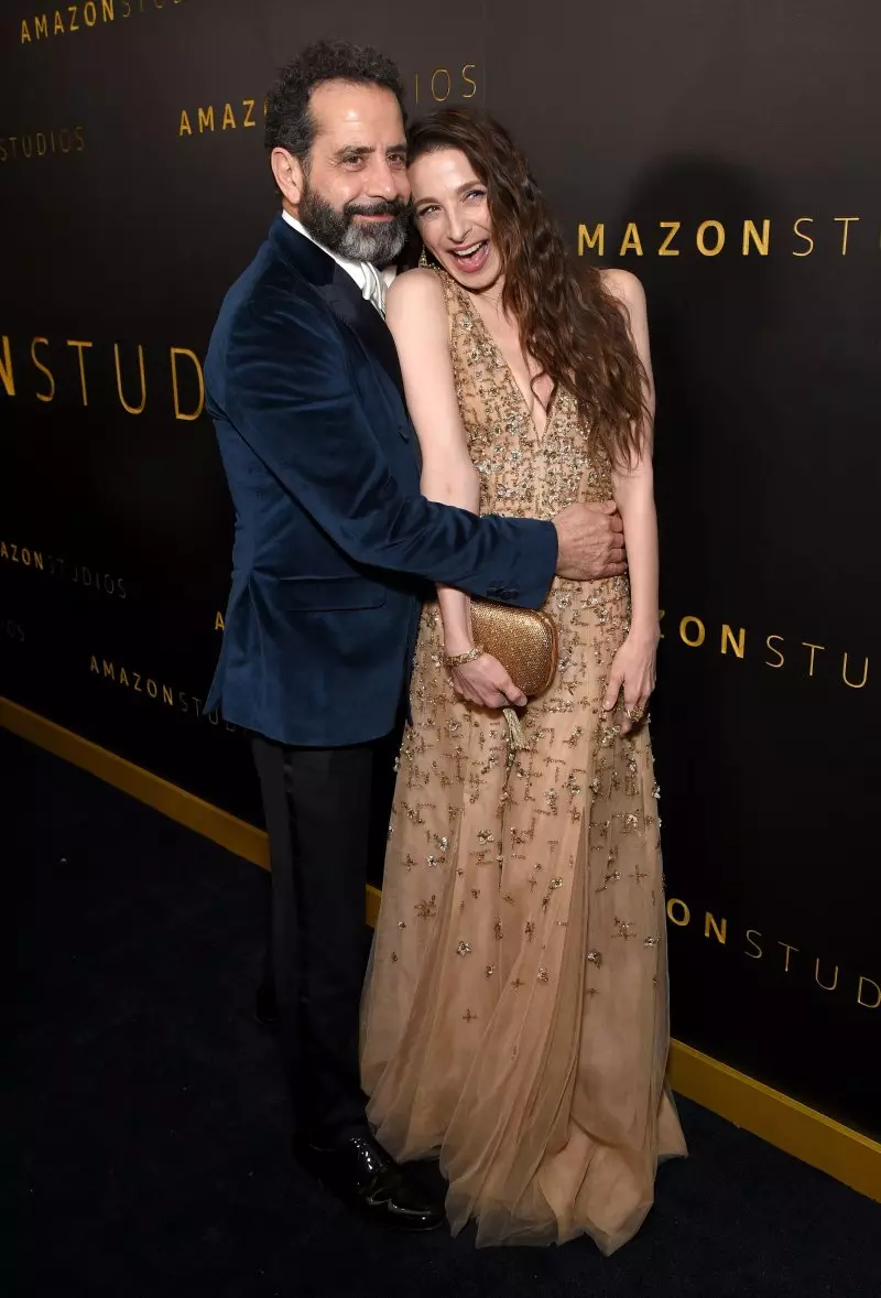 Tony Shalhoub et Marin Hinkle après la soirée Amazon des Golden Globes