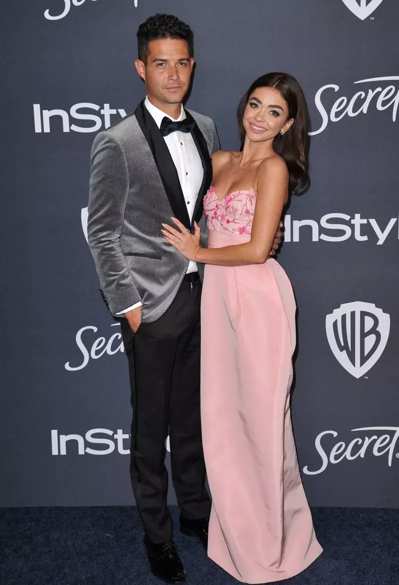 Sarah Hyland lan Wells Adams Golden Globes Afterparty