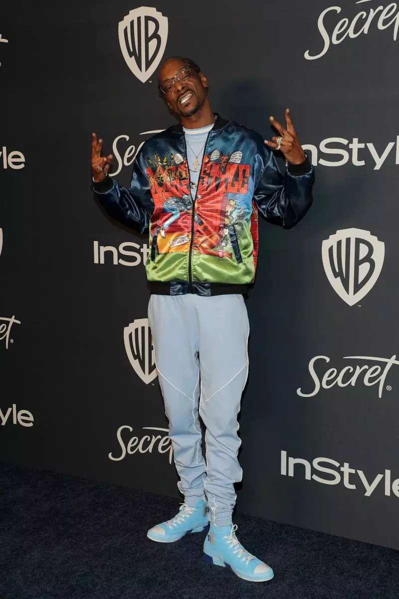 Snoop Dogg Instyle après la soirée des Golden Globes