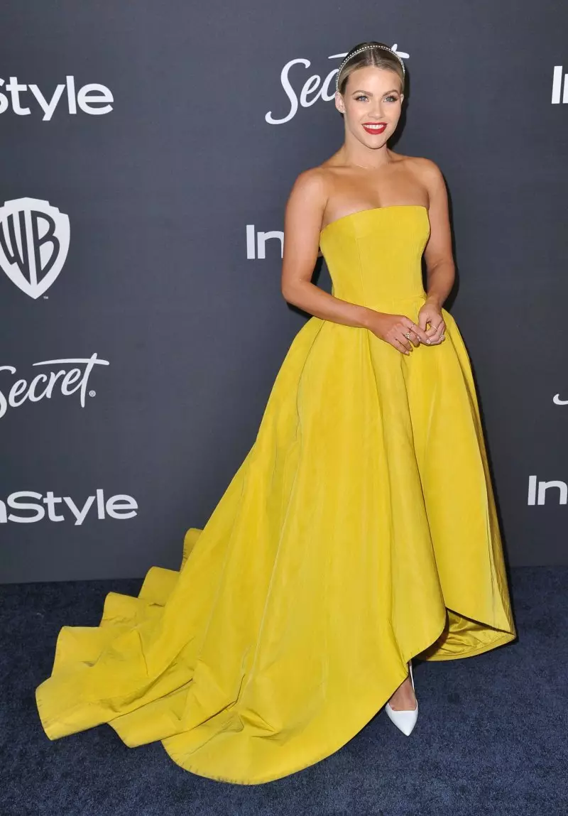 Tar éis páirtí instyle Golden Globes Witney Carson