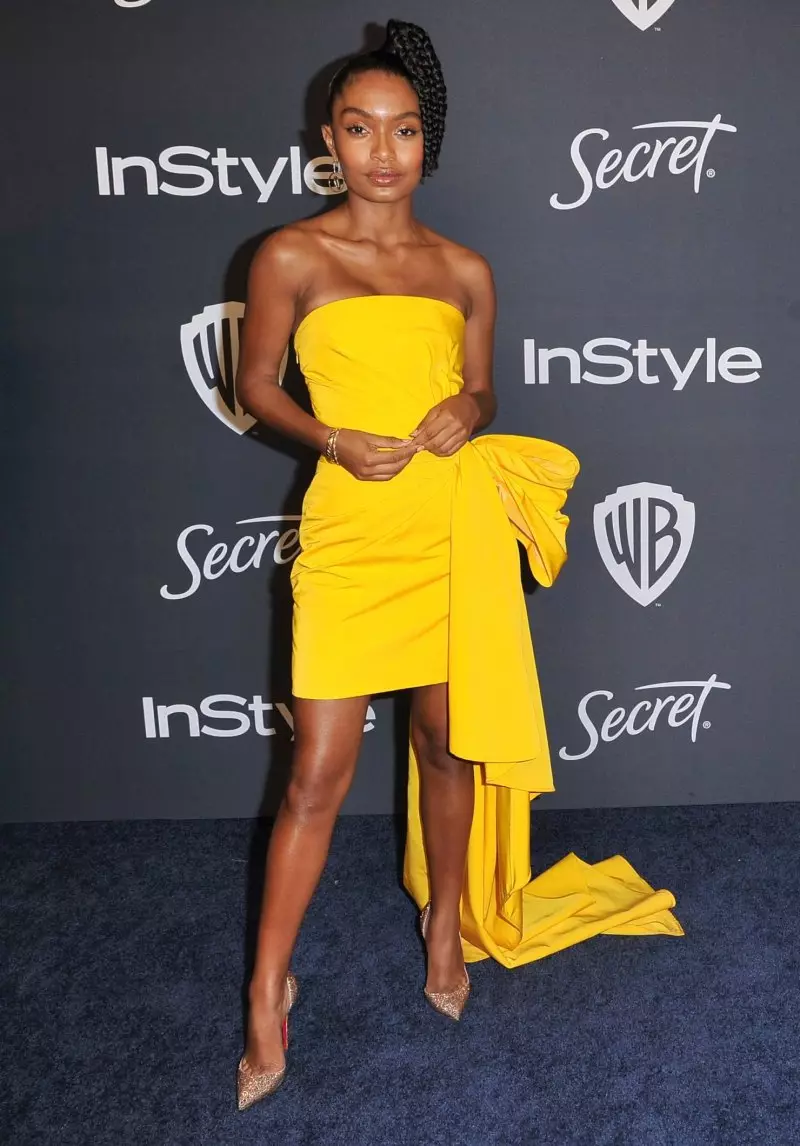 Yara Shahidi Instyle ئالتۇن شاردىن كېيىنكى يىغىلىش