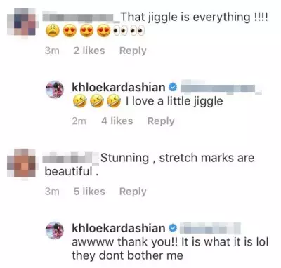 Khloe Kardashian në Instagram