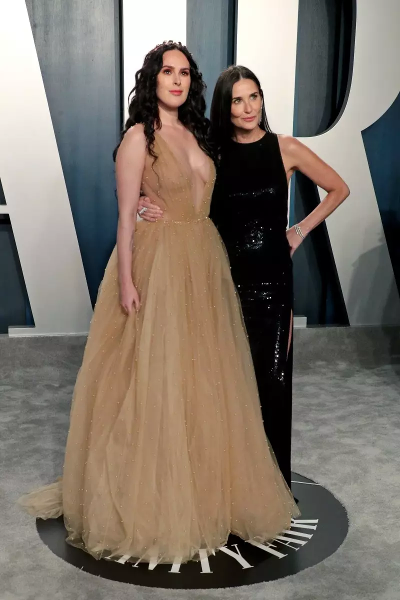 Rumer Willis සහ Demi Moore Vanity Fair Oscar Party, පැමිණීම්, Los Angeles, USA - 09 පෙබරවාරි 2020