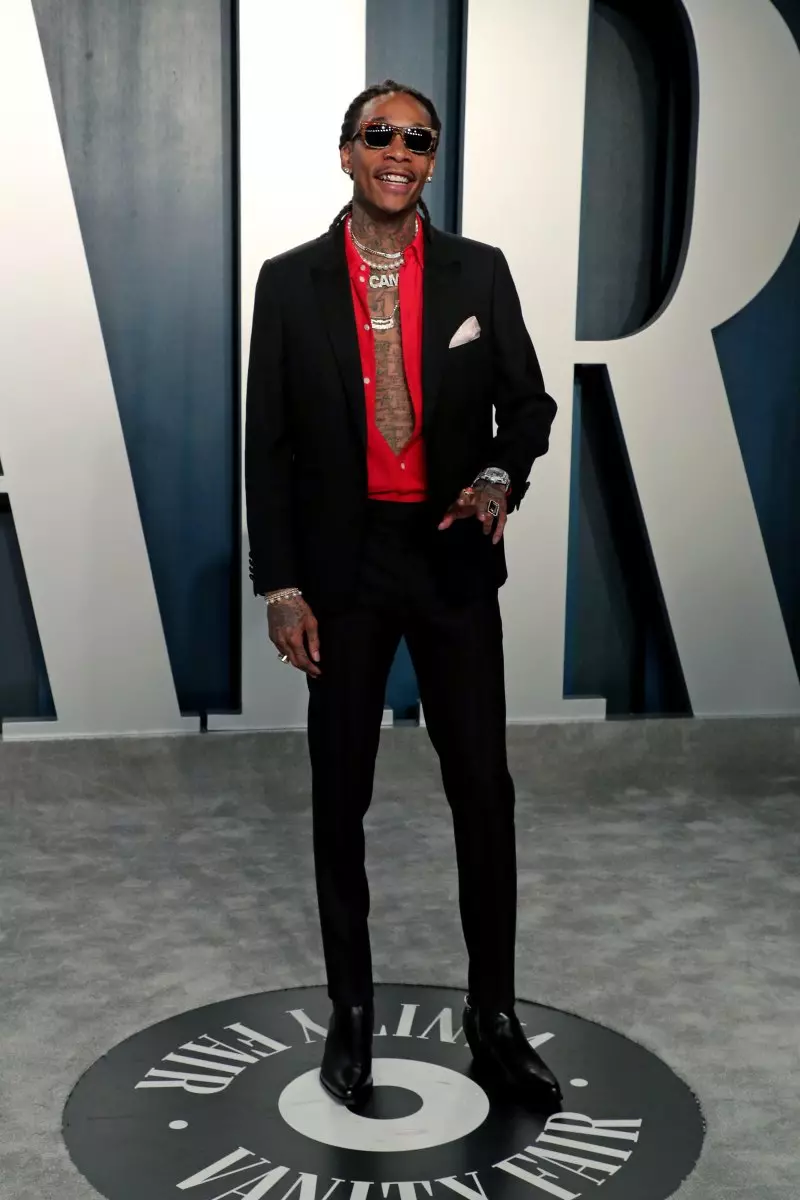 Wiz Khalifa Vanity Fair Oscar Ibirori, Abahageze, Los Angeles, Amerika - 09 Gashyantare 2020