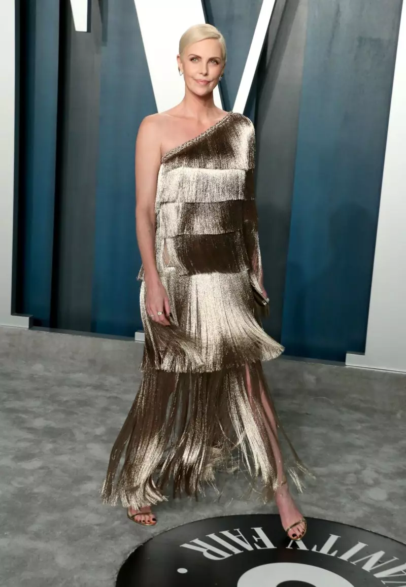 Charlize Theron Vanity Fair Oscar Party, පැමිණීම්, Los Angeles, USA - 09 පෙබරවාරි 2020