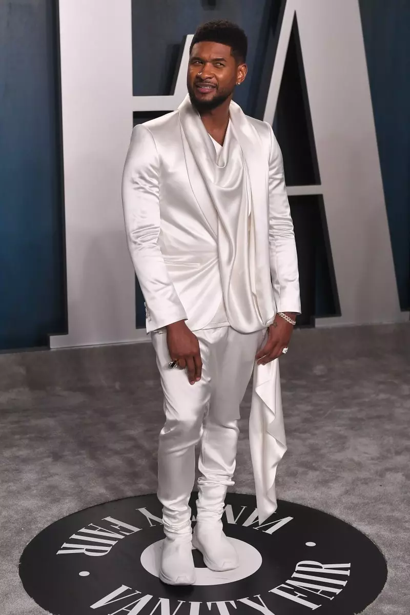 Usher Vanity Fair Oscar Party, Arive, Los Angeles, USA - 09 fevriye 2020