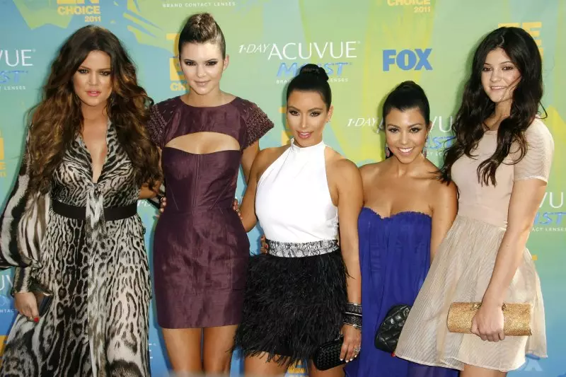 Kardashian Jenner Sisters zesummen 2011 Teen Choice Awards, Los Angeles, Amerika - 07 Aug 2011