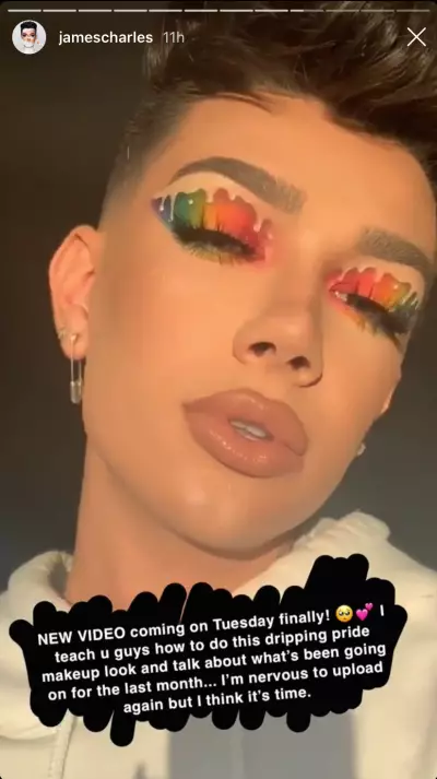 James Charles Selfie